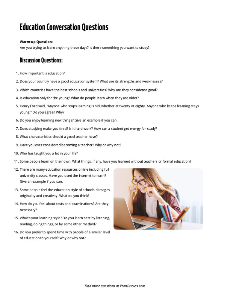 Education Questions | PDF