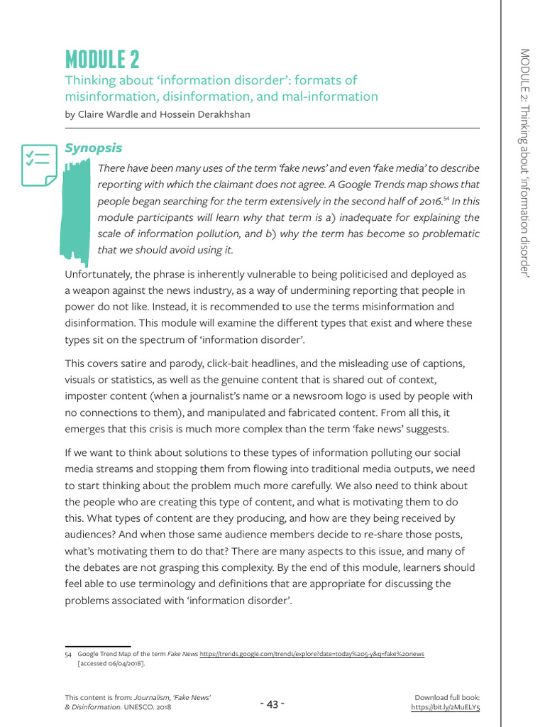 MIL Handbook Module 2 | PDF | Journalism | News