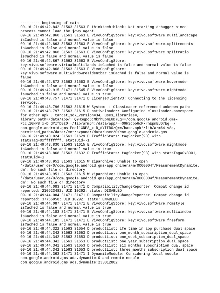 Com - Dual.space - Parallel.apps - Multiaccounts.thinktech Logcat | PDF | Computer Architecture ...