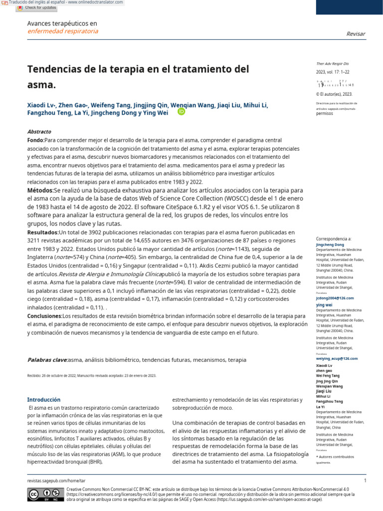 Asma 2.en - Es | PDF | Asma | Medicina CLINICA