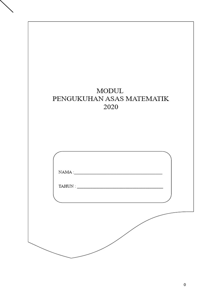 Latihan Asas Matematik | PDF