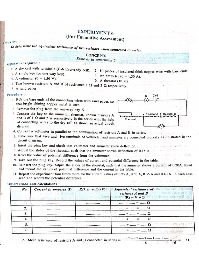 Physics Experiment 2 | PDF