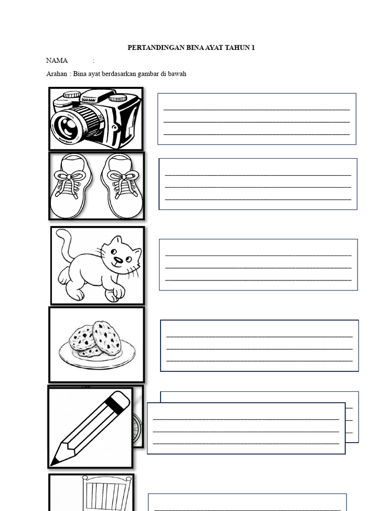 Pertandingan Bina Ayat Tahun 1 Pdf