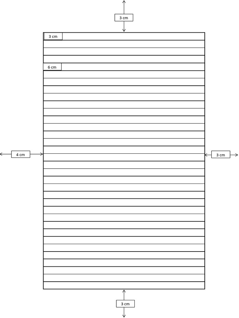 Format Menulis Di HVS A4 | PDF