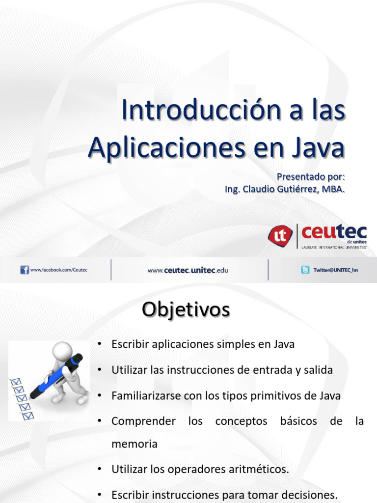 Clase 2 - Introduccion A Las Aplicaciones en Java | PDF | Java ...