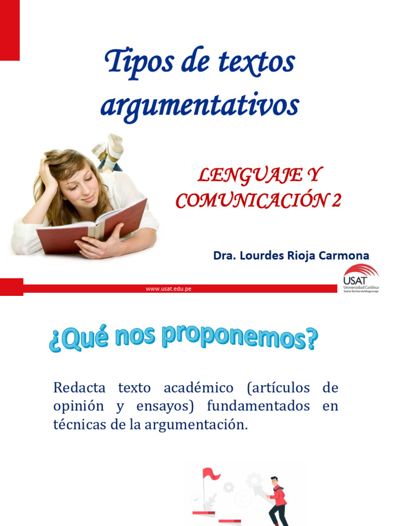 Sesión 11b Tipos De Textos Argumentativos Descargar Gratis Pdf 0873