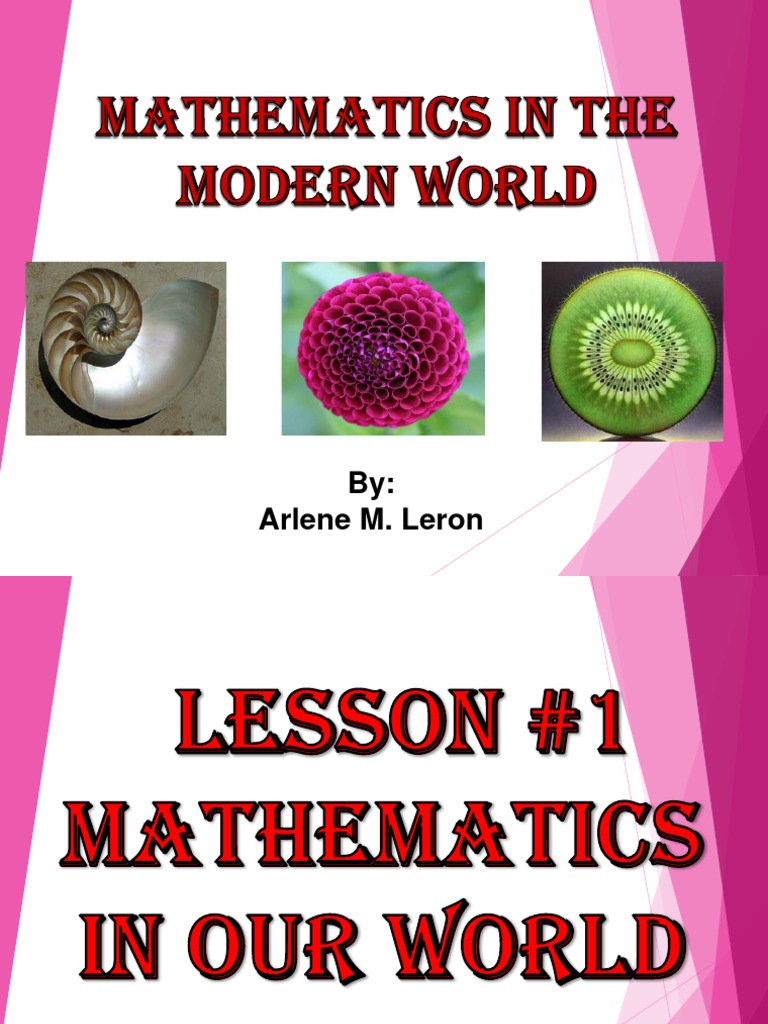 Lesson 1 Mathematics in Our World | PDF | Mathematics | Pattern