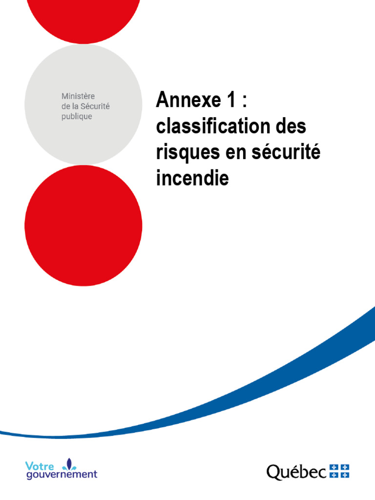 Classification des risques incendie par usage | PDF | Risque | Sécurité
