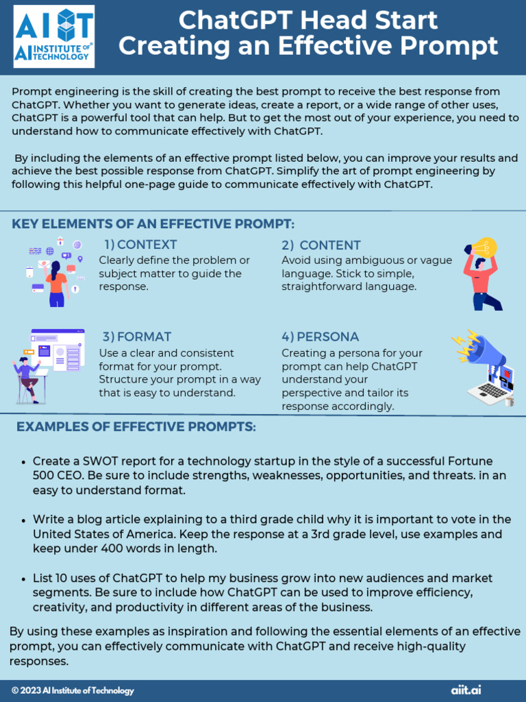 Mastering Effective ChatGPT Prompts | PDF | Cognitive Science | Cognition