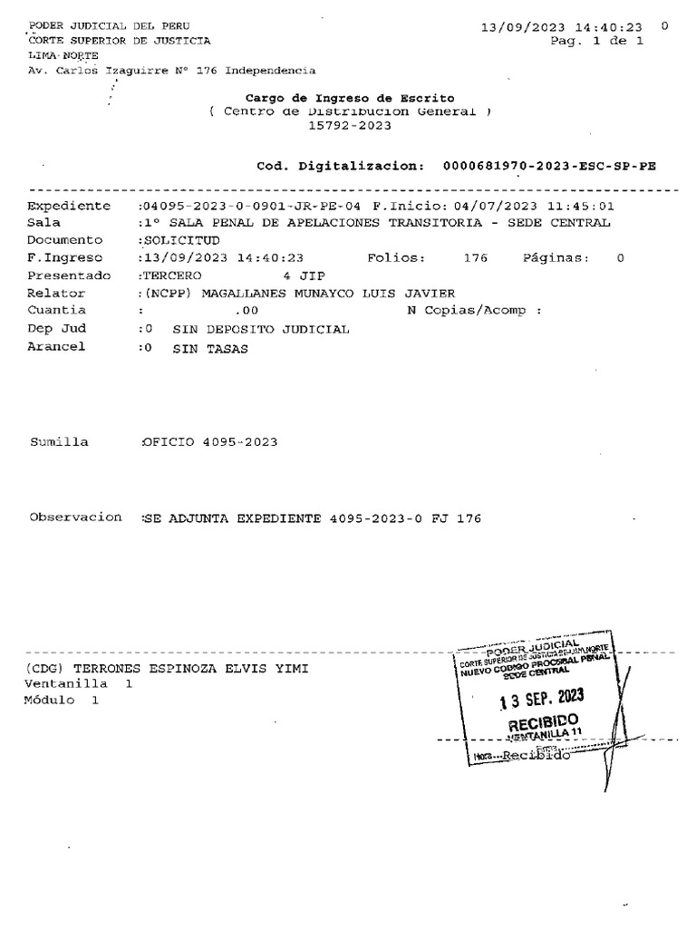 Exp. 04095-2023-0-0901-JR-PE-04 - Anexo - 30558-2023 | PDF