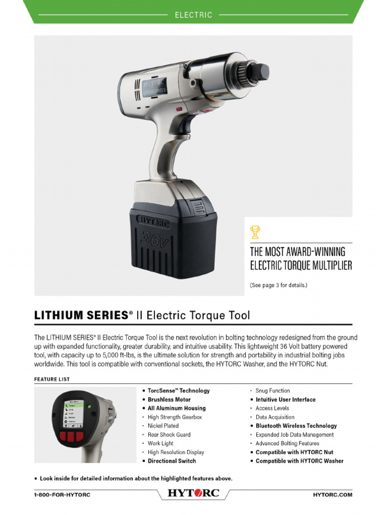Ficha Tecnica de LST Hytorc | PDF