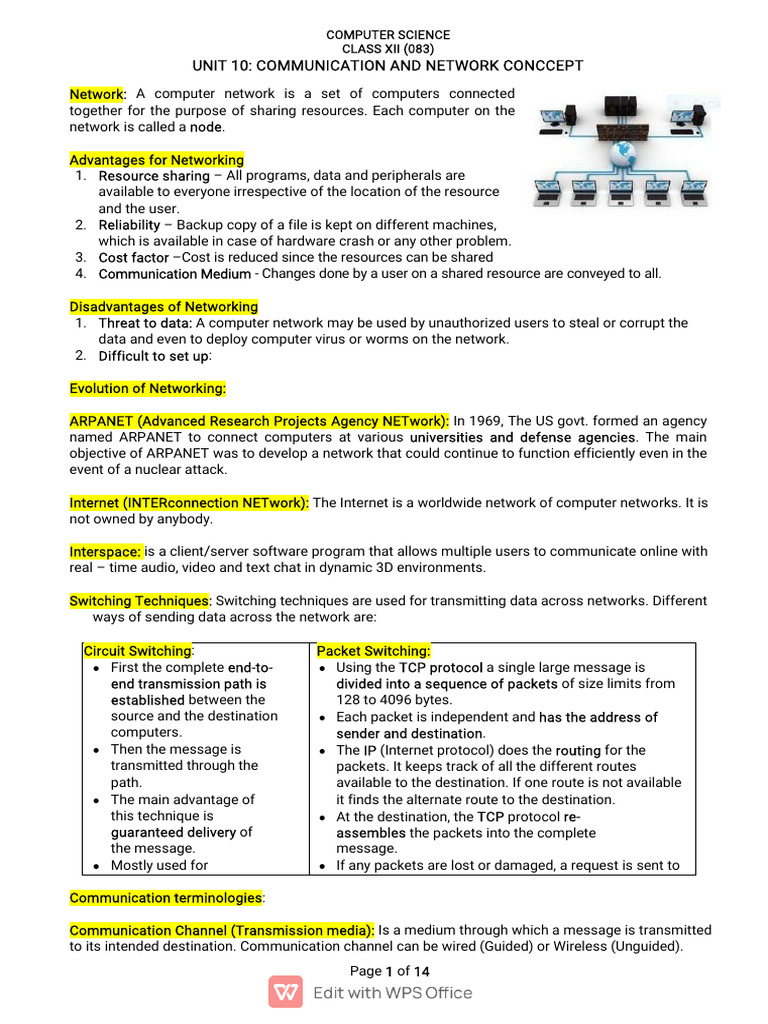 Networking Concepts and Techniques | PDF | Data Transmission | Computing