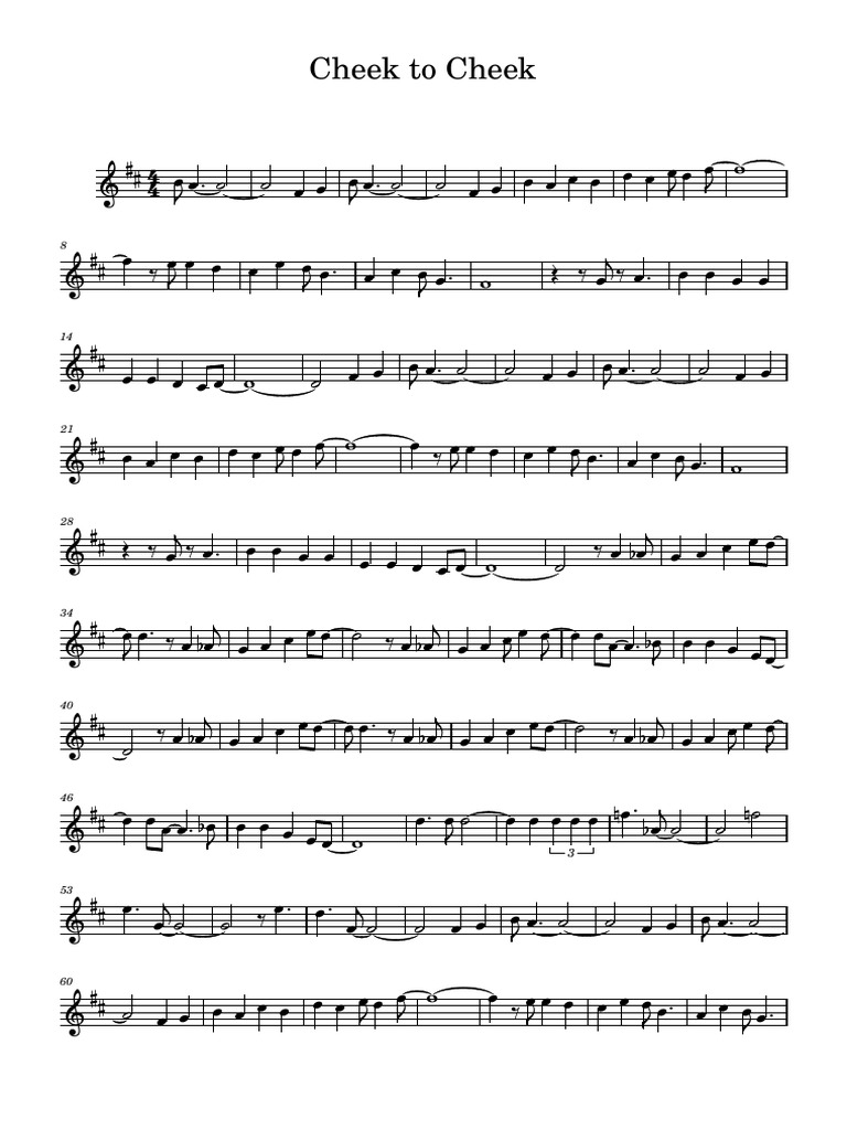 Cheek To Cheek | PDF