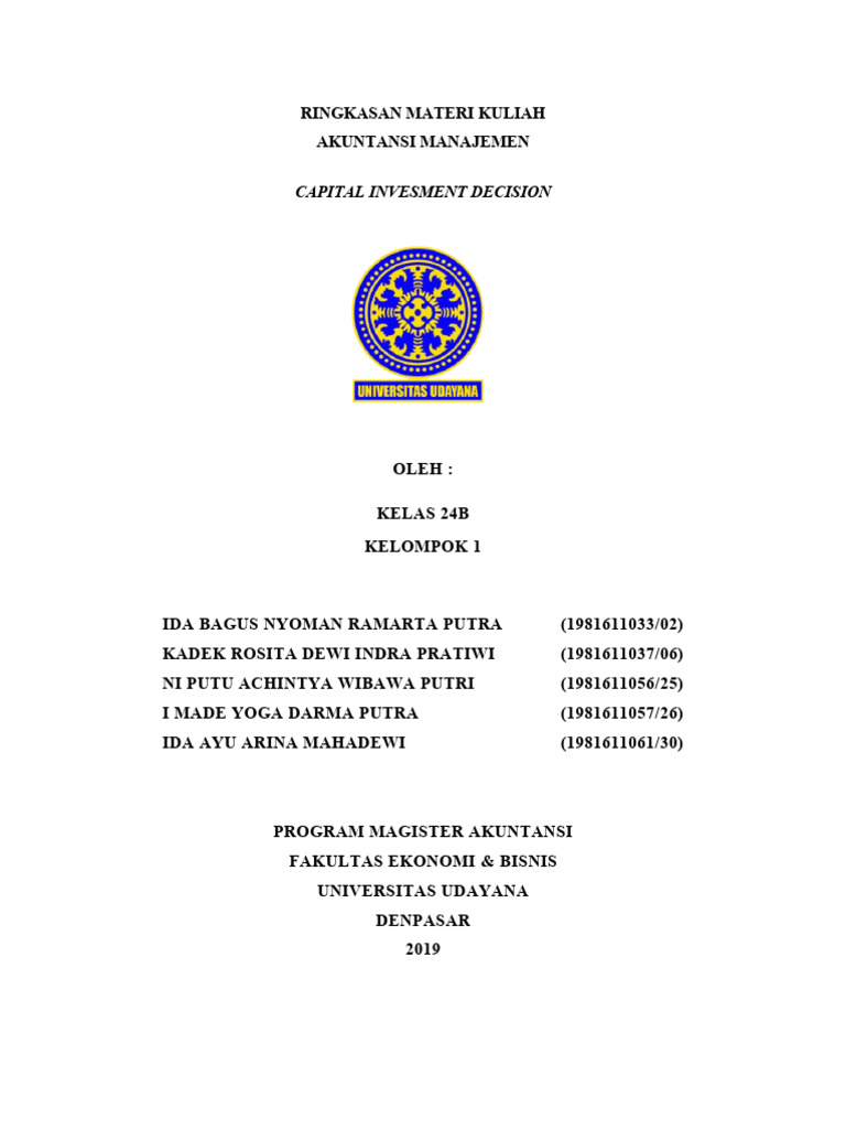 RMK Tugas Kelompok SAP 12 | PDF