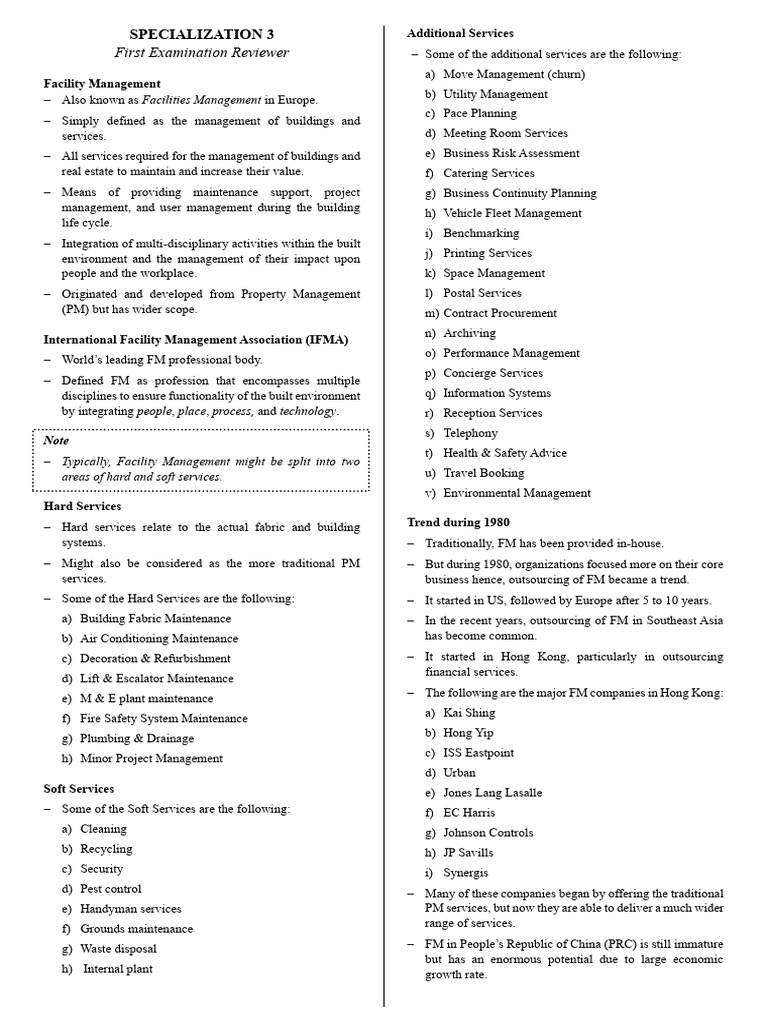 Specialization 3 Reviewer Exam 1 | PDF | Outsourcing | Business