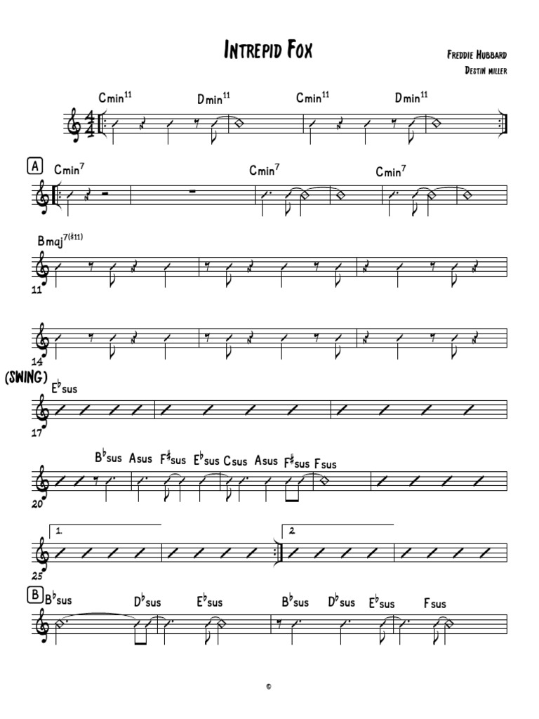 Intrepid Fox Rhythmn Section | PDF
