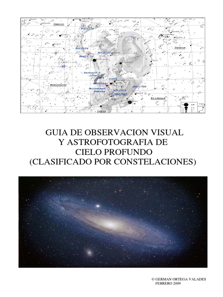 Guia de Observación y Astrofotografia de Cielo Profundo Por Constelaciones | PDF | Objetos ...