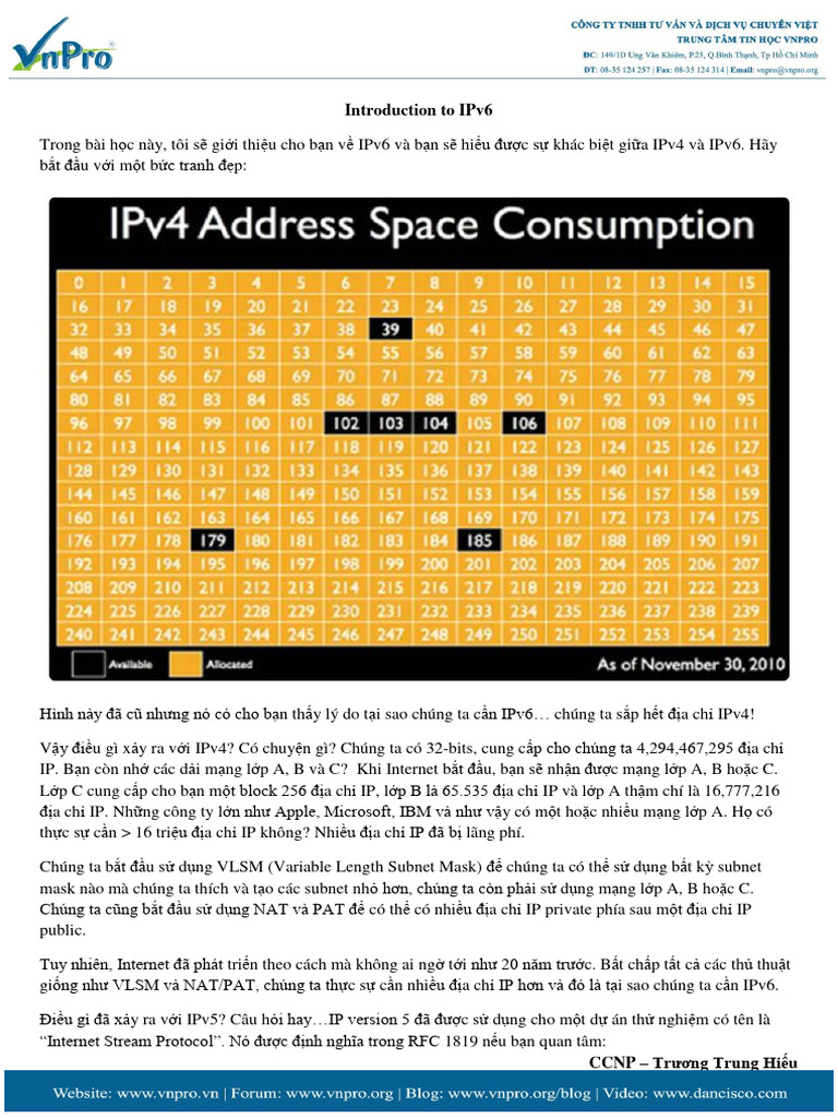 Introduction To IPv6 | PDF