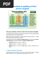 S, Z, IZ Sounds Word | PDF | Linguistic Typology | Linguistics