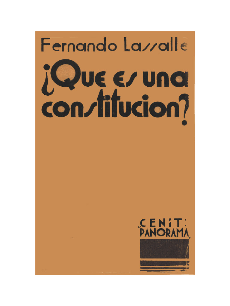Qué Es Una Constitución | PDF