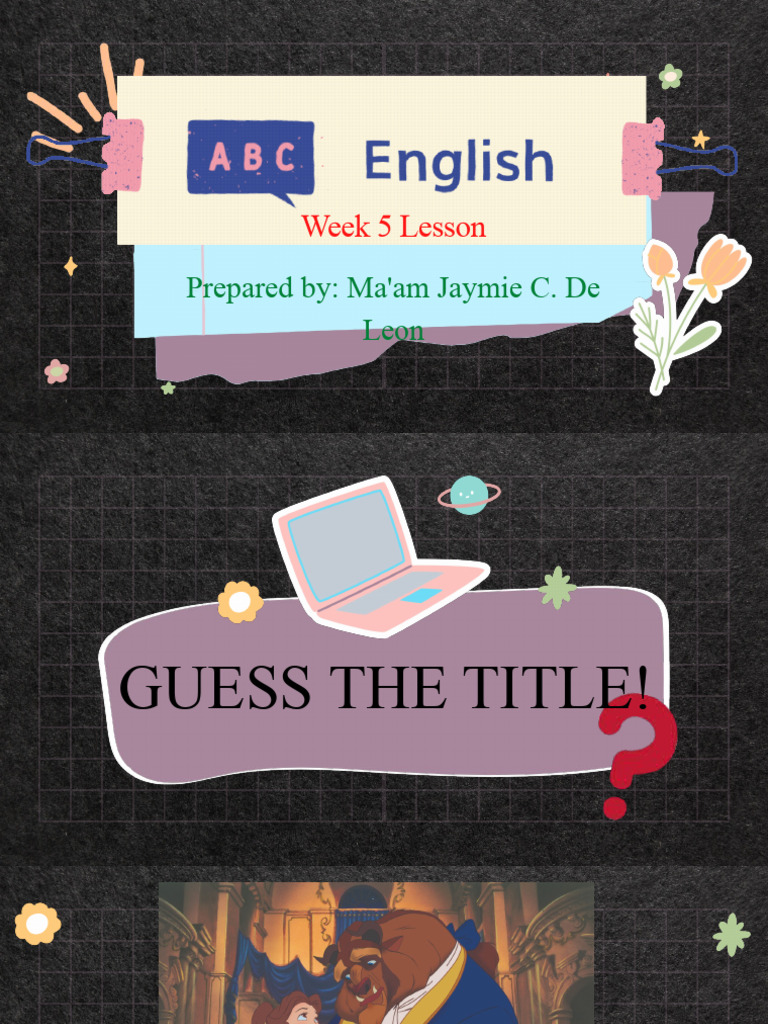 Week 5 Lesson - English 7 | PDF