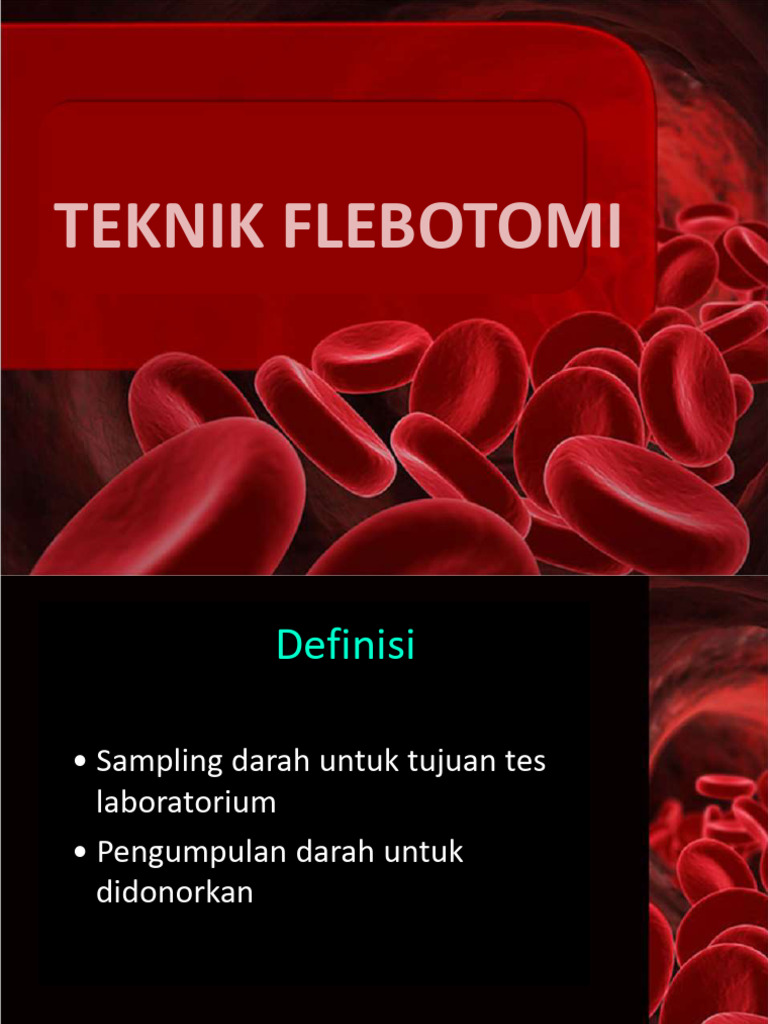 Panduan Lengkap Teknik Flebotomi | PDF