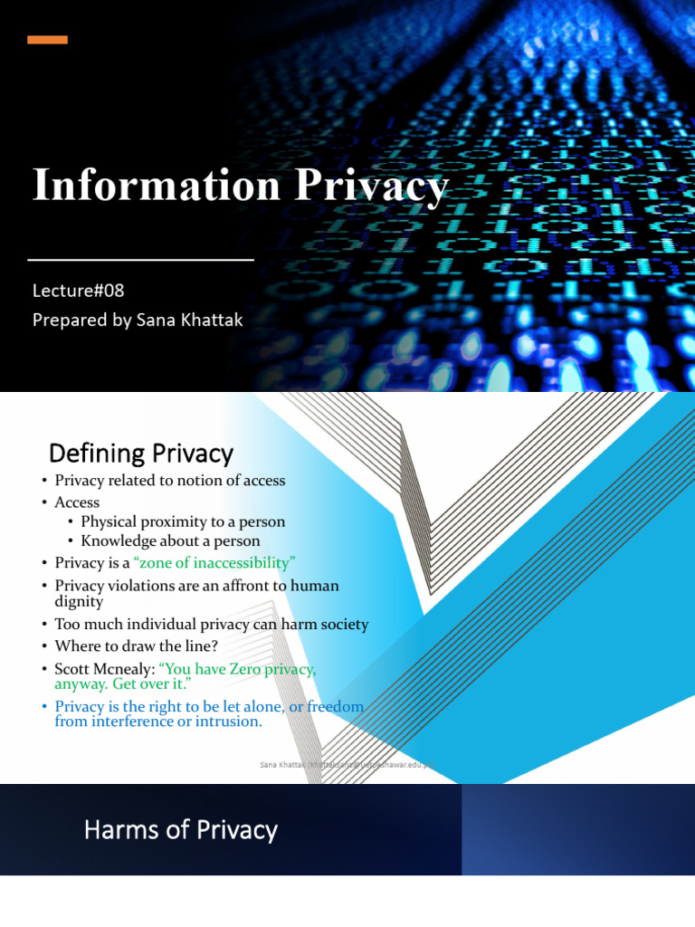 L8 InformationPrivacypptx | PDF | Radio Frequency Identification | Http ...