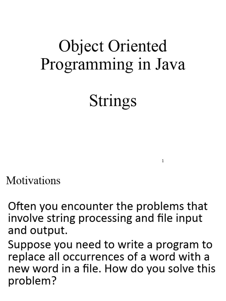 Snew 8 Strings Pdf String Computer Science Java Programming Language 