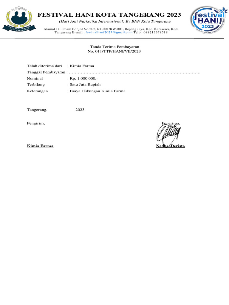 Invoice Kimia Farma Pdf