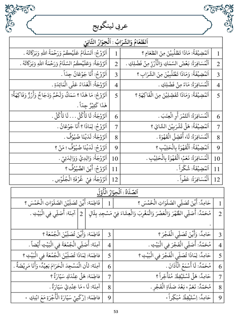 W18 Arabic Language | PDF