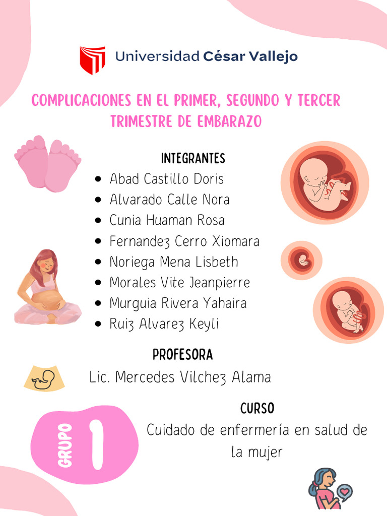 Primer Trimestre de Embarazo | PDF | El embarazo | Especialidades Medicas Primer Trimestre de Embarazo | PDF | El embarazo | Especialidades Medicas