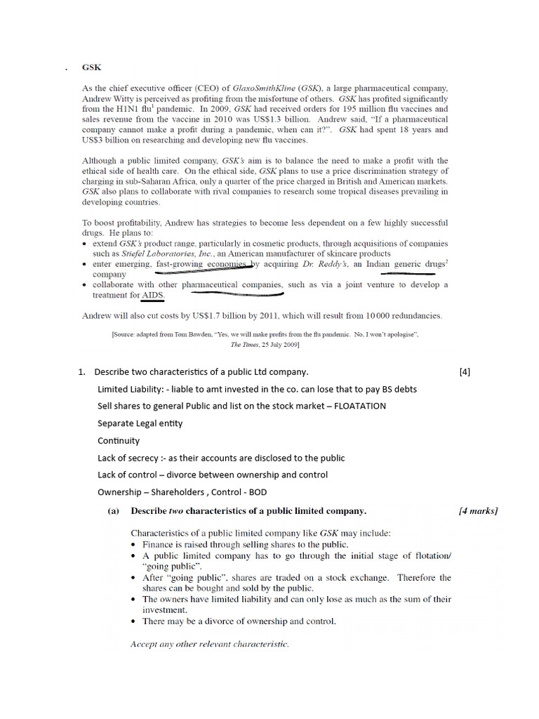 Unit 1 Practice Sheet | PDF | Social Enterprise | Corporate Social ...