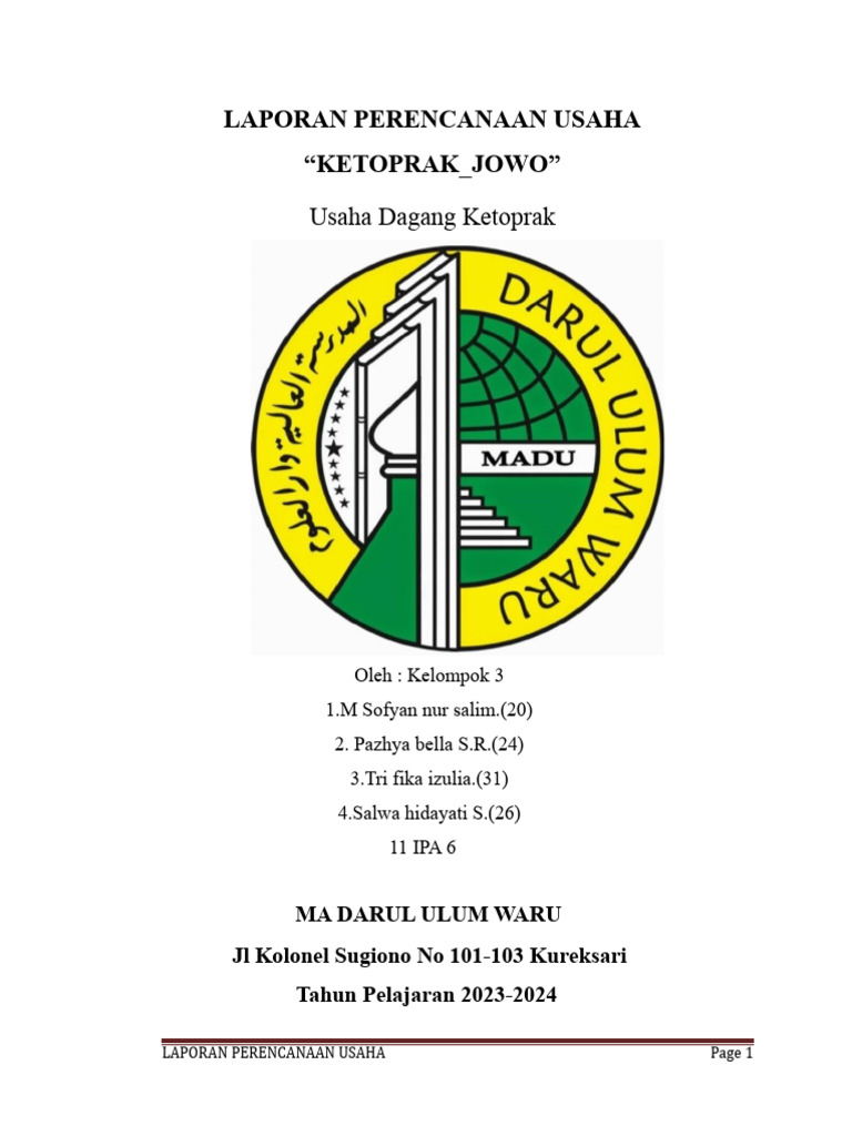 PROPOSAL Prakarya - Revisi6 | PDF