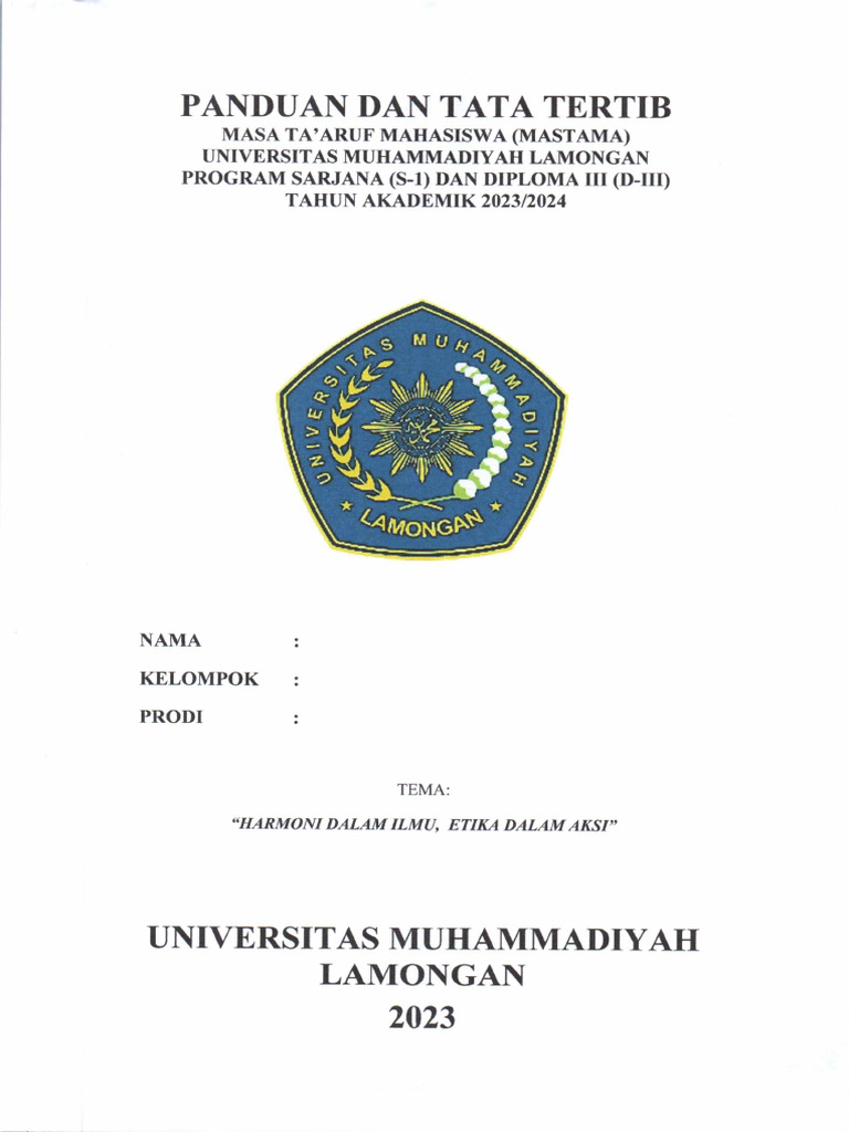Panduan Dan Tata Tertib Mastama Umla | PDF