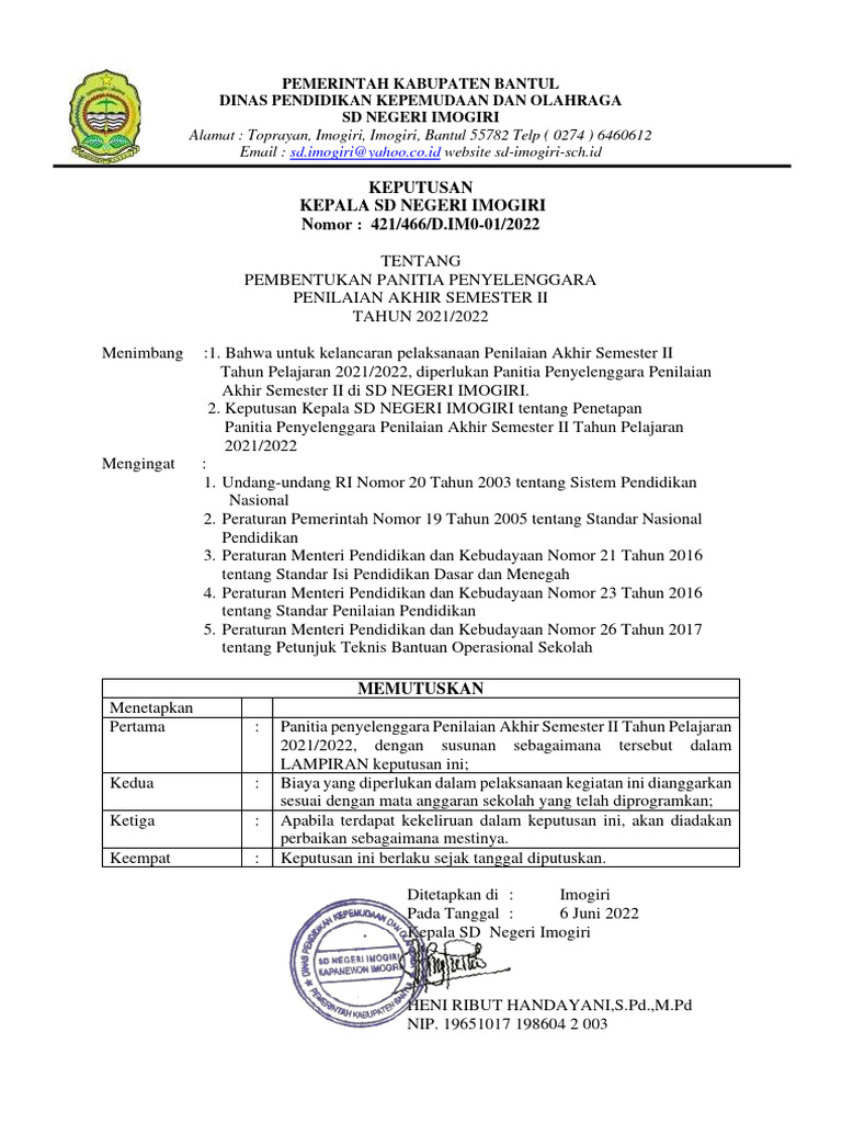 SK Pas Semester Ii 2021-2022 | PDF