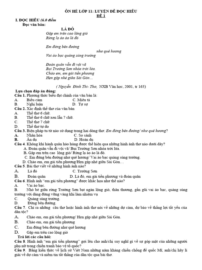 Ôn Hè L P 11 | PDF