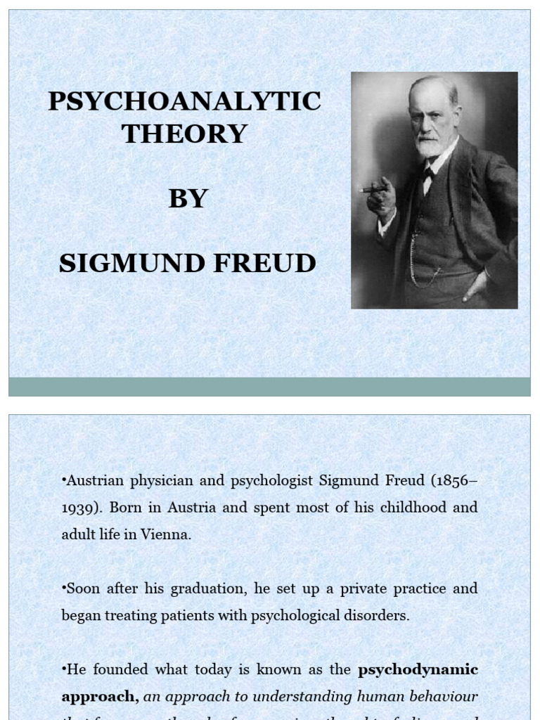 Freud's Psychoanalytic Theory Overview | PDF | Id | Psychoanalysis