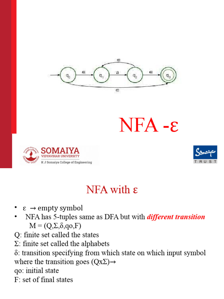 NFA-with Epsilon | PDF