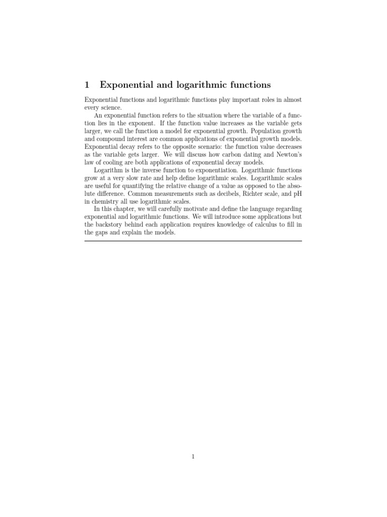 Precalc Exp Log | PDF | Exponential Function | Function (Mathematics)