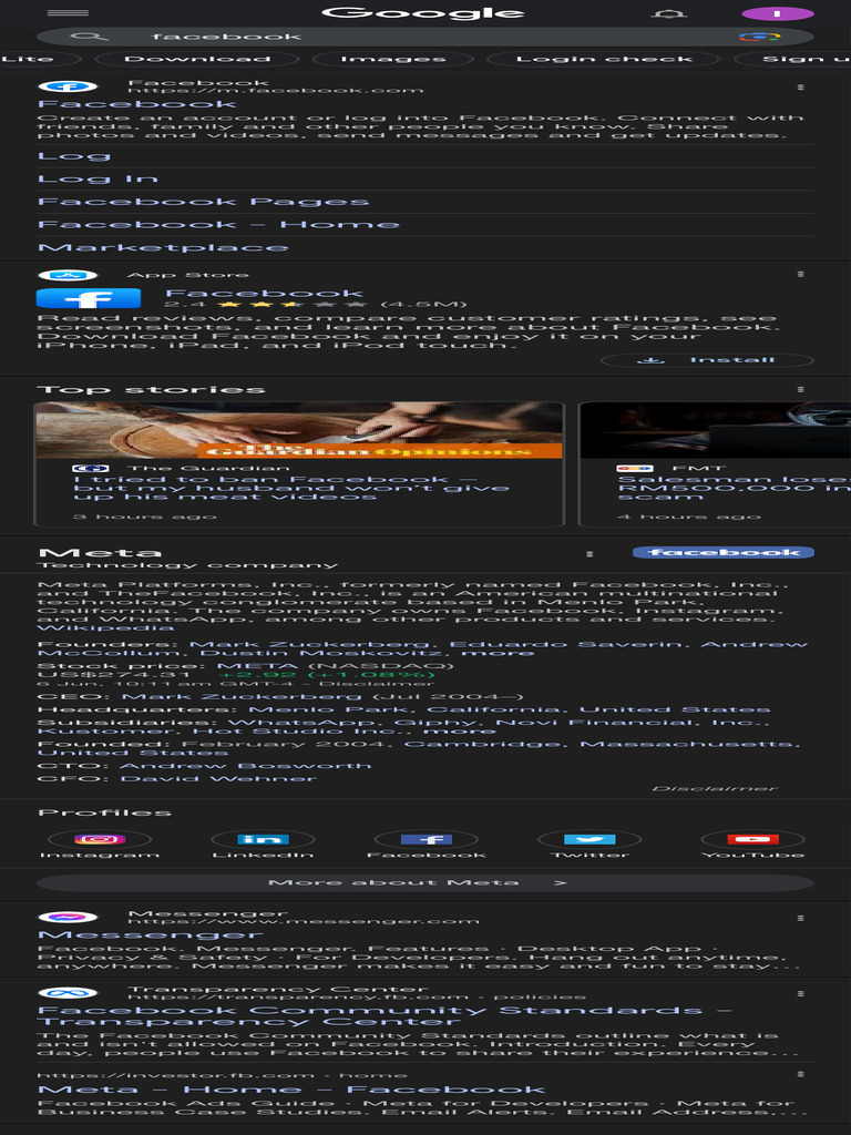 Facebook - Google Search | PDF | Facebook | World Wide Web