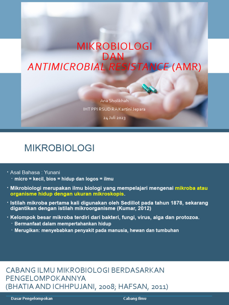 Mikrobiologi Dasar Dan AMR | PDF | Pengembangan Diri