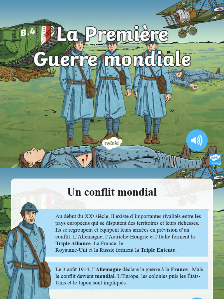 FR H 14421 Powerpoint La Premire Guerre Mondiale Ver 2 | PDF