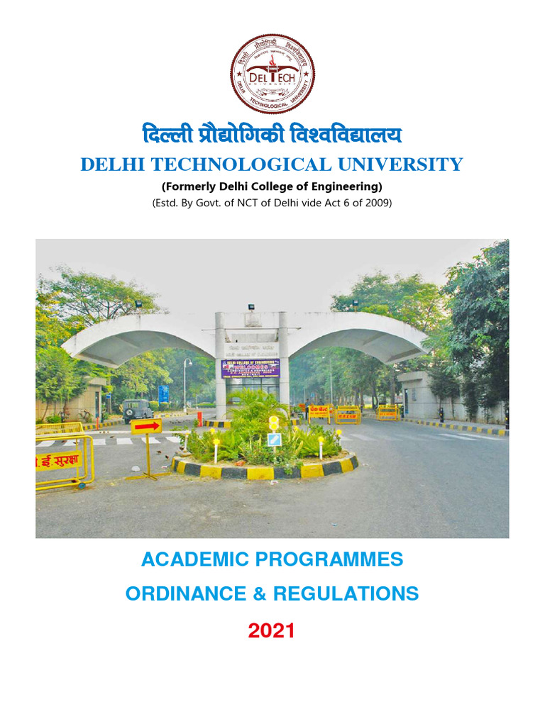 BTech 2021 Ordinance | PDF | Engineering | Postgraduate Education