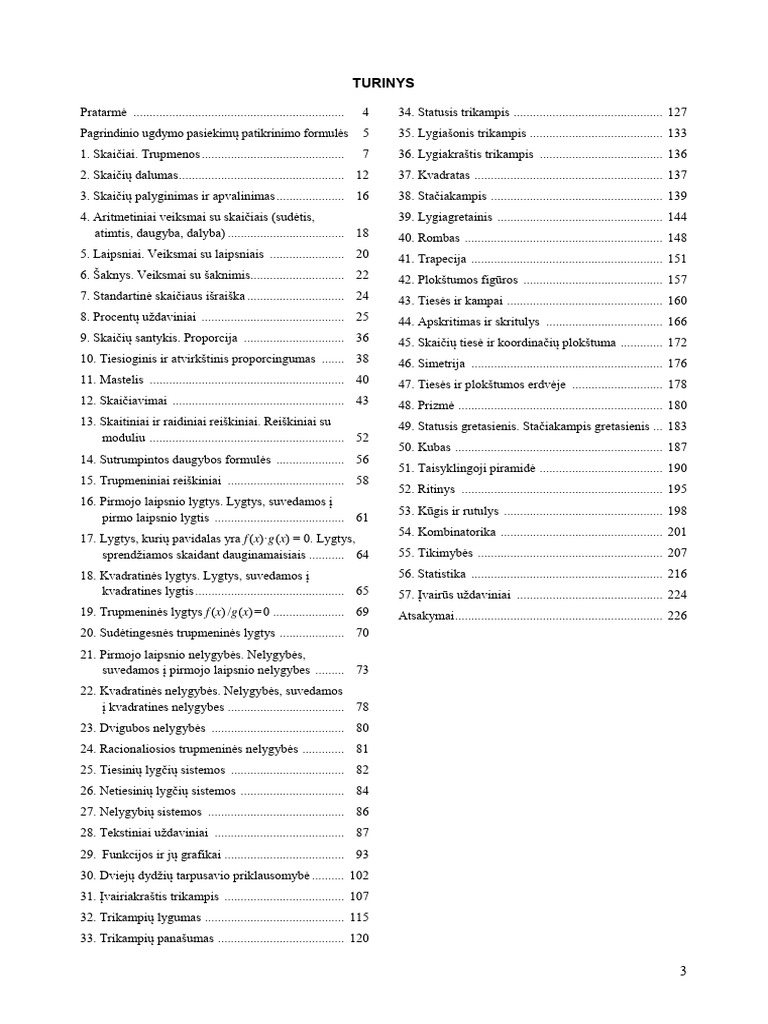 V Mockus Uzdavinynas 10 Klase 2017 | PDF