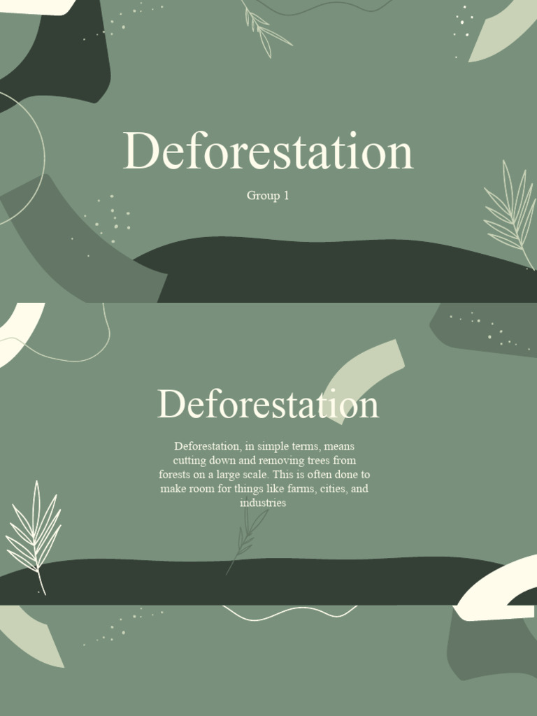 Mapeh Deforestation | PDF