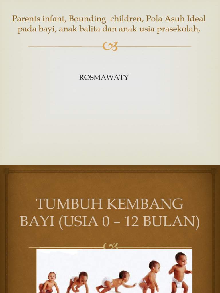Parents Infant, Bounding Children, Pola Asuh Ideal Dan Tumbang Pada ...