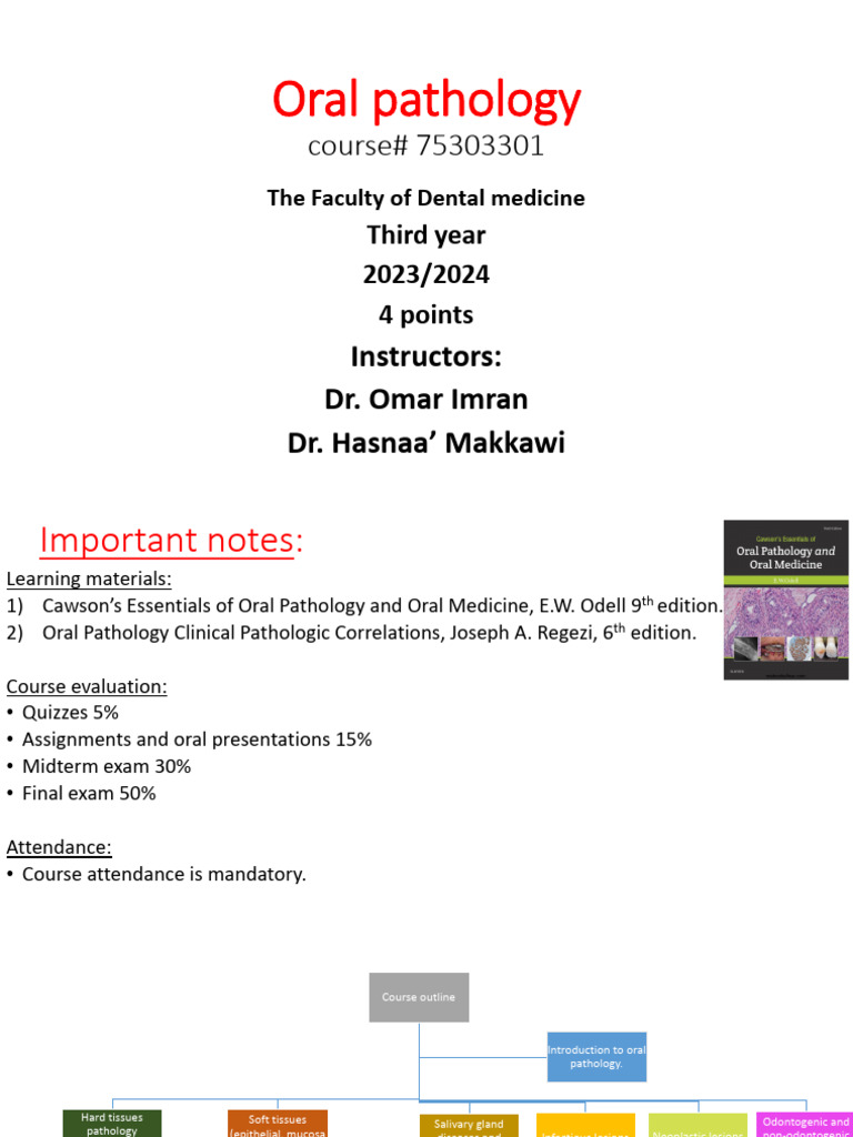 Introduction To Oral Pathology 1 | PDF | Biopsy | Pathology