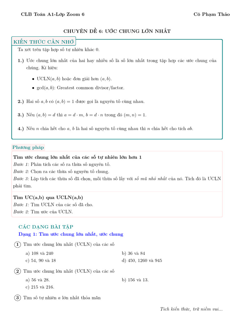 6 Zoom CD6 UCLN | PDF