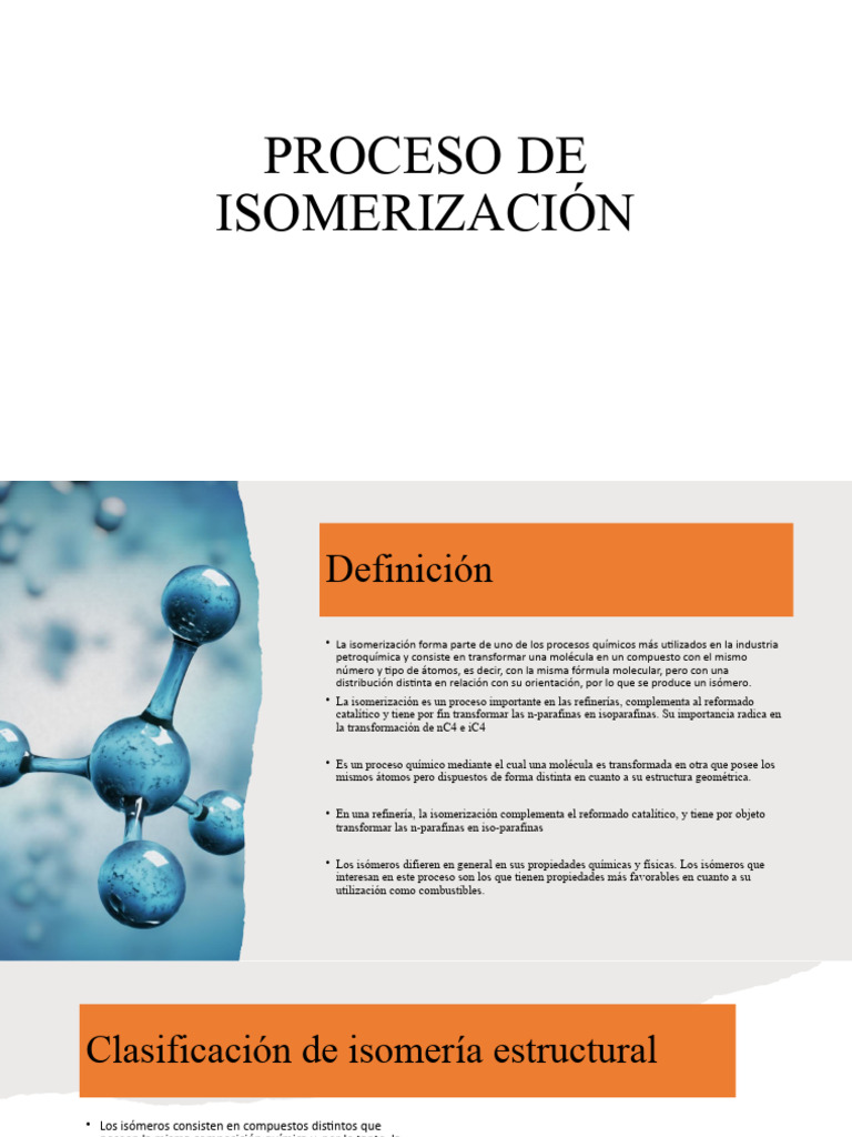 Isomerizacion | PDF | Isómero | Gasolina