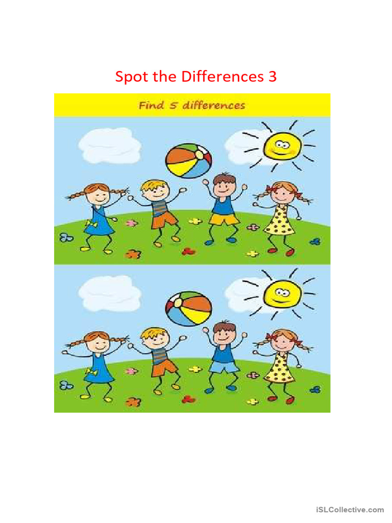 Spot The Difference 3 | PDF